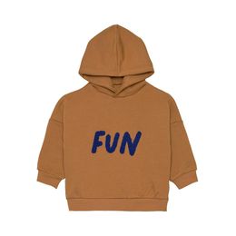 L&auml;ssig L&auml;ssig Hoodie "Little Gang Fun" in Hellbraun - 51% | Gr&ouml;&szlig;e 98/104 | Kinder-sweatshirts-jacken