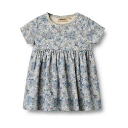 Wheat Kleid "Nova" in Hellblau/ Wei&szlig;/ Rosa - 46% | Gr&ouml;&szlig;e 74 | Baby-kleider-roecke