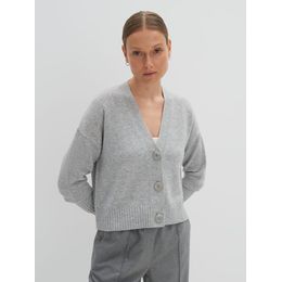 someday Kaschmir-Cardigan in Grau - 60% | Gr&ouml;&szlig;e S | Damen-pullover-cardigans