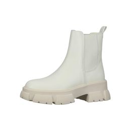 Steve Madden Leder-Chelsea-Boots in Creme - 85% | Gr&ouml;&szlig;e 41 | Stiefeletten