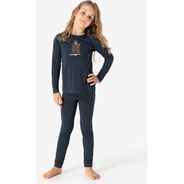super.natural Funktionsshirt "Bennie Bear 175" in Dunkelblau - 58% | Gr&ouml;&szlig;e 116 | Kinder-oberteile