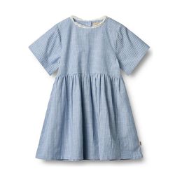 Wheat Kleid "Elma" in Blau/ Wei&szlig; - 61% | Gr&ouml;&szlig;e 110 | Kinderkleider