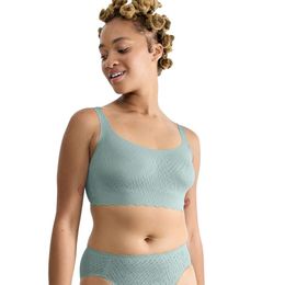 Sloggi Bustier ''Zero Feel'' in Hellblau - 60% | Gr&ouml;&szlig;e S | Damen-bhs