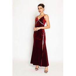ASSUILI Samtkleid in Bordeaux - 73% | Gr&ouml;&szlig;e 34 | Damen-kleider