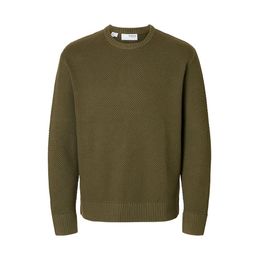 Selected Homme Pullover "Henny" in Khaki - 58% | Gr&ouml;&szlig;e M | Herren-plussize