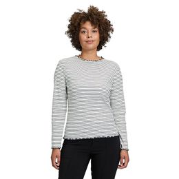 Cartoon Longsleeve in Creme/ Schwarz - 62% | Gr&ouml;&szlig;e 44 | Damen-tops