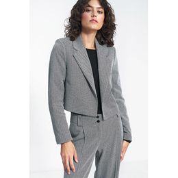 Nife Blazer in Schwarz/ Wei&szlig; - 78% | Gr&ouml;&szlig;e 42 | Damenjacken