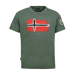 Trollkids Funktionsshirt "Oslo" in Khaki - 29% | Gr&ouml;&szlig;e 140 | Kinder-oberteile
