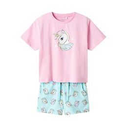 name it 2tlg. Outfit Rosa/ Hellblau - 36% | Gr&ouml;&szlig;e 98 | Kinder-oberteile