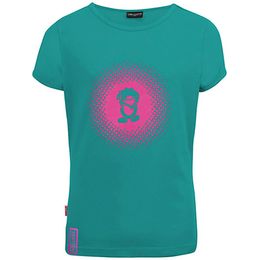 Trollkids Funktionsshirt "Logo" in T&uuml;rkis/ Pink - 24% | Gr&ouml;&szlig;e 128 | Kinder-oberteile