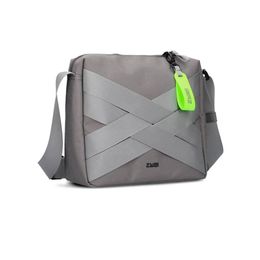 Zwei Umh&auml;ngetasche in Grau - (B)28 x (H)23 x (T)11 cm - 34% | Damen-taschen