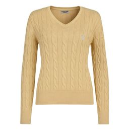 U.S. Polo Assn. Pullover in Beige - 38% | Gr&ouml;&szlig;e L | Damen-pullover-cardigans