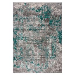 Flair Rugs Kurzflor-Teppich ''Wonderlust Cocktail'' in Grau/ Gr&uuml;n - 57% | Gr&ouml;&szlig;e 120x170 cm |