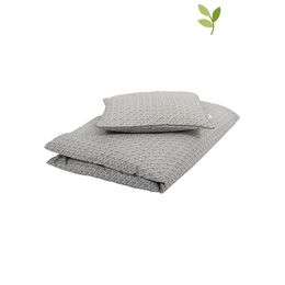 Filibabba Bettw&auml;sche-Set in Grau - 65% | Gr&ouml;&szlig;e 70x80 cm | Baby-bettwaesche