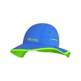 Trollkids Sonnenhut "Troll" in Blau/ Hellgr&uuml;n - 39% | Gr&ouml;&szlig;e 48-52 cm | Kindermuetzen
