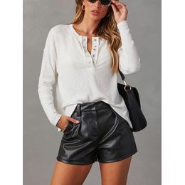 Milan Kiss Longsleeve in Wei&szlig; - 66% | Gr&ouml;&szlig;e L | Damen-tops
