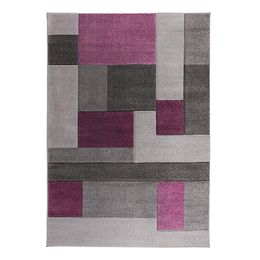 Flair Rugs Teppich in Grau/ Lila/ Bunt - 64% | Gr&ouml;&szlig;e 200x290 cm |