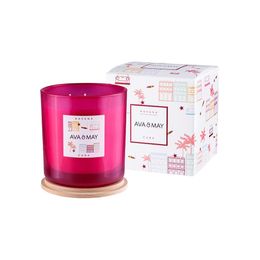 AVA & MAY AVA & MAY Duftkerze "Havanna" in Pink - 500 g - 60% | Kerzen-vasen