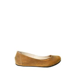 Comfortfusse Leder-Ballerinas in Hellbraun - 67% | Gr&ouml;&szlig;e 42 | Damen-ballerinas
