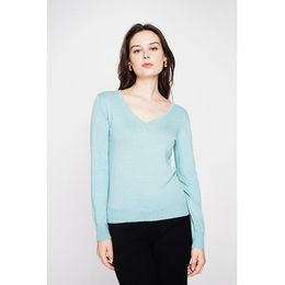 ASSUILI Pullover in T&uuml;rkis - 70% | Gr&ouml;&szlig;e 40 | Damen-pullover-cardigans