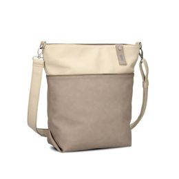 Zwei Umh&auml;ngetasche in Beige - (B)33 x (H)32 x (T)13 cm - 39% | Damen-taschen