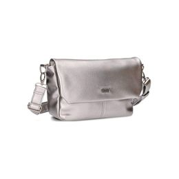 Zwei Umh&auml;ngetasche in Silber - (B)33 x (H)19 x (T)10 cm - 45% | Damen-taschen