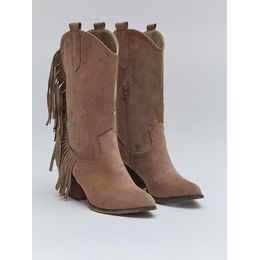 Bellucci Stiefel in Beige - 65% | Gr&ouml;&szlig;e 38 | Damen-stiefel
