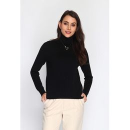 C& Jo Rollkragenpullover in Schwarz - 74% | Gr&ouml;&szlig;e 40 | Damen-pullover-cardigans