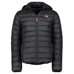 Geographical Norway Steppjacke "Amigoglerc Hood" in Schwarz - 56% | Gr&ouml;&szlig;e L | Herrenjacken