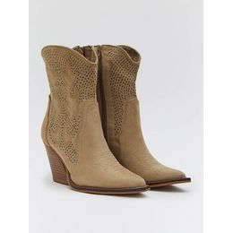 Bellucci Stiefeletten in Khaki - 66% | Gr&ouml;&szlig;e 36 | Stiefeletten
