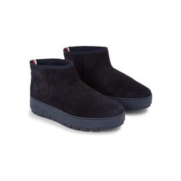 Tommy Hilfiger Shoes Leder-Boots in Dunkelblau - 60% | Gr&ouml;&szlig;e 39 | Damen-stiefel
