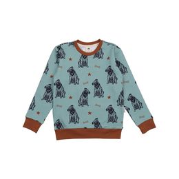 Walkiddy Sweatshirt in Blau/ Braun - 47% | Gr&ouml;&szlig;e 98 | Kinder-sweatshirts-jacken