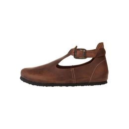 Comfortfusse Leder-Spangenballerinas in Braun - 66% | Gr&ouml;&szlig;e 38 | Damen-ballerinas