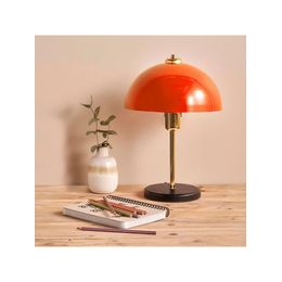 ABERTO DESIGN Tischleuchte in Orange - (H)38 x &Oslash; 23 cm - 67% | Tischleuchten