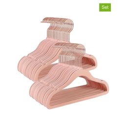 Songmics 50er-Set: Kinderkleiderb&uuml;gel in Rosa/ Ros&eacute;gold - (B)30 x (H)20,5 cm - 16% | Garderoben
