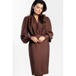 Awama Kleid in Braun - 76% | Gr&ouml;&szlig;e L | Damen-kleider
