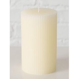 Boltze Stumpenkerze ''Classic'' in Creme - (H)10 x &Oslash; 6 cm - 38% | Kerzen-vasen