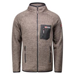 Canadian Peak Fleecejacke "Titleak" in Beige - 67% | Gr&ouml;&szlig;e XL | Herren-pullover-sport