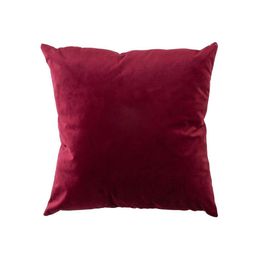 J Line Kissen in Bordeaux - (L)45 x (B)45 cm - 14% | Dekokissen