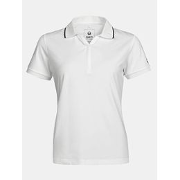 HALTI Funktionspoloshirt "Swingi" in Wei&szlig; - 52% | Gr&ouml;&szlig;e 42 | Damen-outdoor-tops-shirts