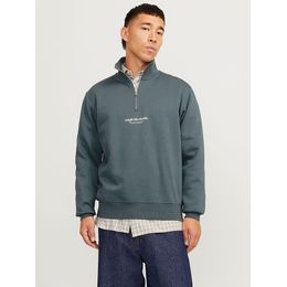 Jack & Jones Jack & Jones Sweatshirt in Blau - 46% | Gr&ouml;&szlig;e L | Herren-plussize