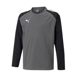 Puma Trainingsshirt in Grau/ Schwarz - 59% | Gr&ouml;&szlig;e 128 | Kinder-oberteile