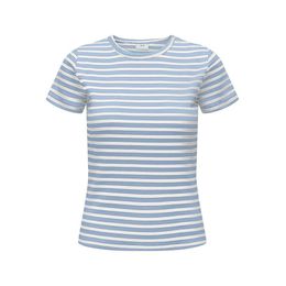 Jacqueline de Yong JDY Shirt in Hellblau/Wei&szlig; - 22% | Gr&ouml;&szlig;e M | Damen-tops