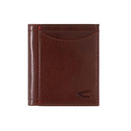 Camel Active Leder-Kartenetui "Salamanca" in Dunkelbraun - (B)9 x (H)10 x (T)1 cm - 40% | Herren-portemonnaies-etuis