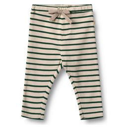 Wheat Sweathose "Manfred" in Beige/ Gr&uuml;n - 43% | Gr&ouml;&szlig;e 74 | Babyhosen