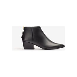 Unisa Leder-Ankle-Boots in Schwarz - 69% | Gr&ouml;&szlig;e 41 | Stiefeletten