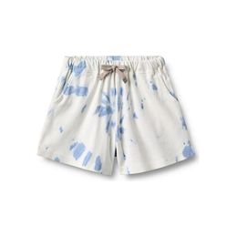 Wheat Shorts "Kalle" in Wei&szlig;/ Hellblau - 57% | Gr&ouml;&szlig;e 128 | Kinderhosen