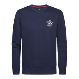 PETROL INDUSTRIES Sweatshirt in Dunkelblau - 60% | Gr&ouml;&szlig;e XL | Herren-plussize