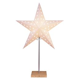 STAR TRADING Standleuchte "Leo" in Beige - (B)43 x (H)65 cm - 11% | Stehleuchten
