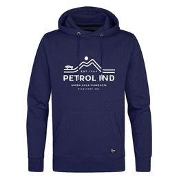 PETROL INDUSTRIES Hoodie in Dunkelblau - 58% | Gr&ouml;&szlig;e XL | Herren-sweatshirts-jacken